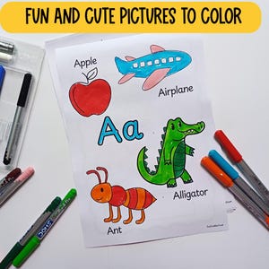 Alphabet Coloring Pages, Preschool Coloring Pages, Preschool Curriculum ...