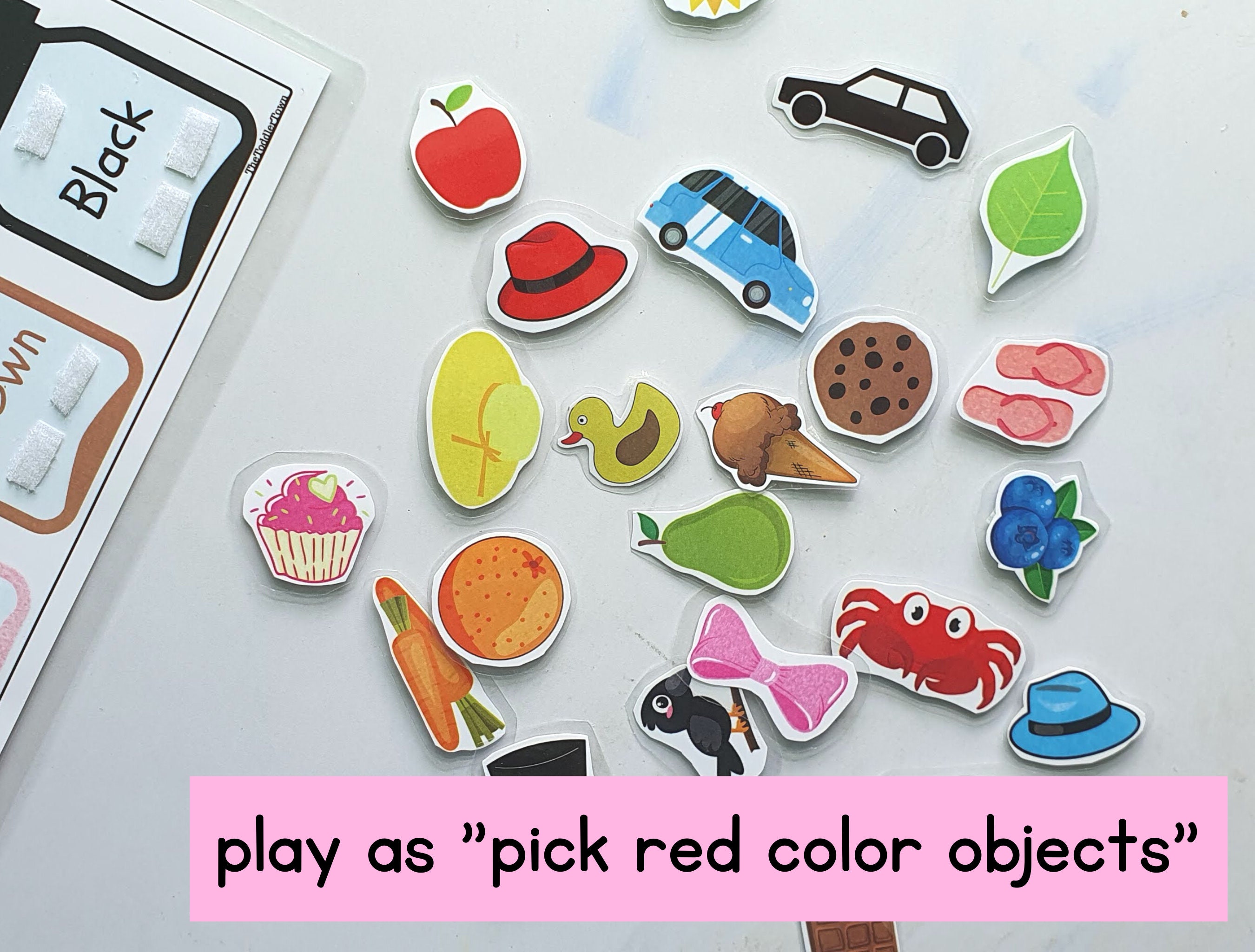Busy Binder Activity, Color Matching, Color Activity, Learning Colors ...