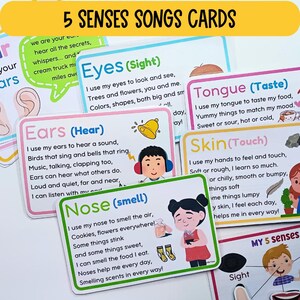 All About 5 Senses Preschool Printable, Preschool Curriculum,preschool ...