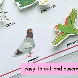 Animals Matching for Toddlers First Busy Book,preschool Curriculum ...