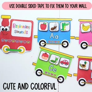 Beginning Sounds Activity, Preschool Curriculum, Interactive Wall ...