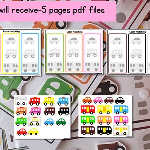 Montessori Activities for Toddlers,color Matching,learning Colors ...