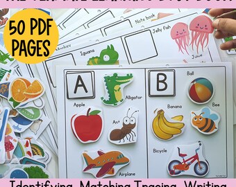 Alphabet Matching Game, Animal Alphabet, Preschool Printable Activity ...