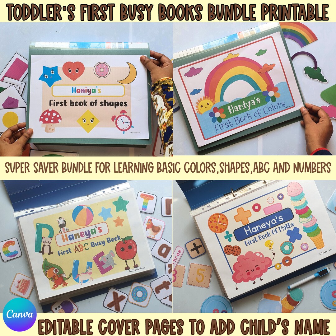 Busy Binder Bundle, Preschool Curriculum, Montessori Materials ...