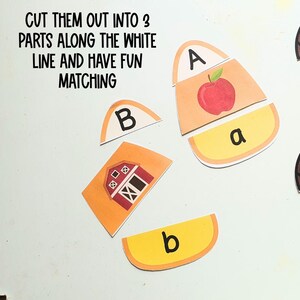 Halloween Candy Corn Letter Match, Halloween Preschool Printable ...
