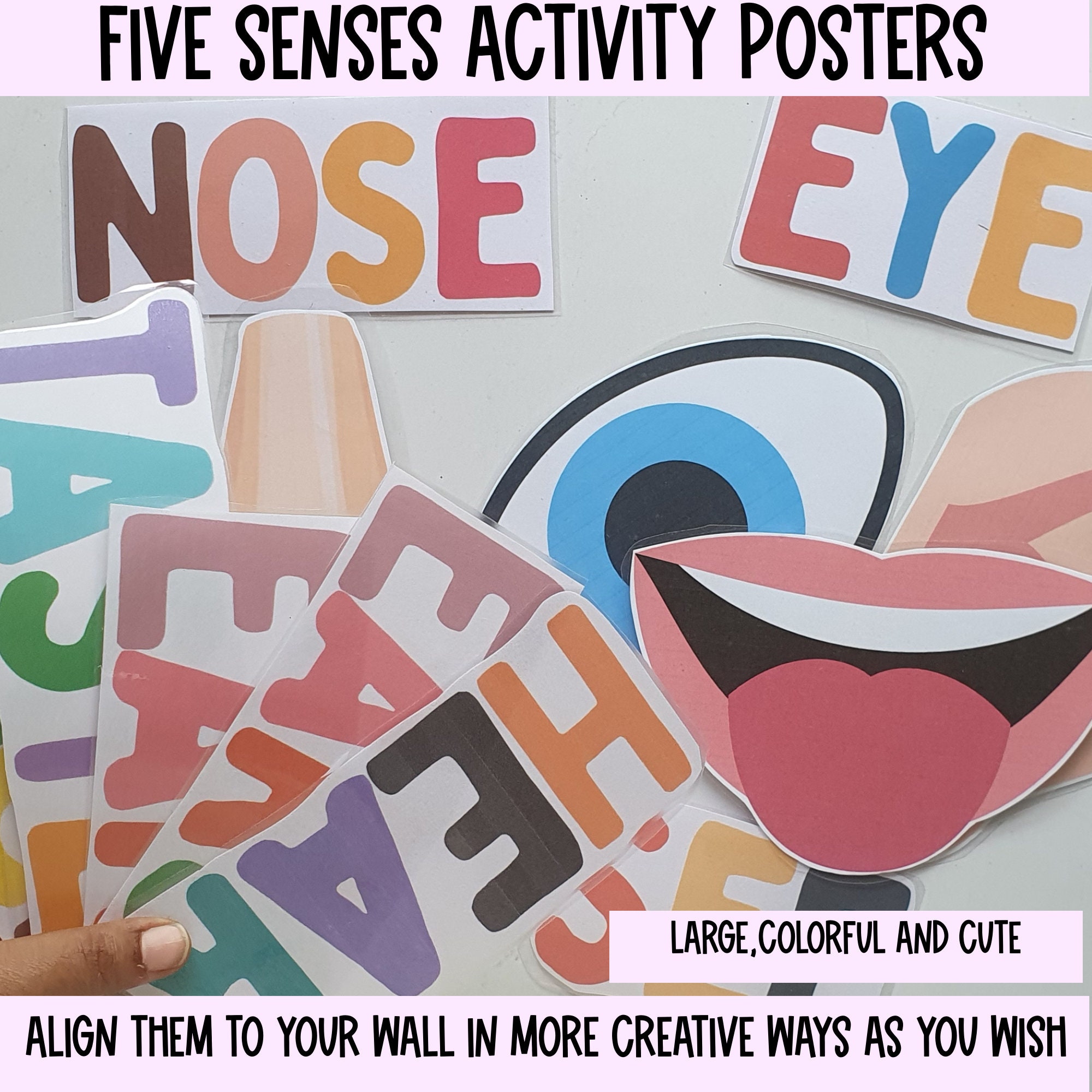 Five Senses Learning Bundle for Preschool,5 Senses Sorting Activity ...