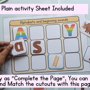 Toddler Busy Book, Alphabet Busy Book, Beginning Sounds Busy Binder ...