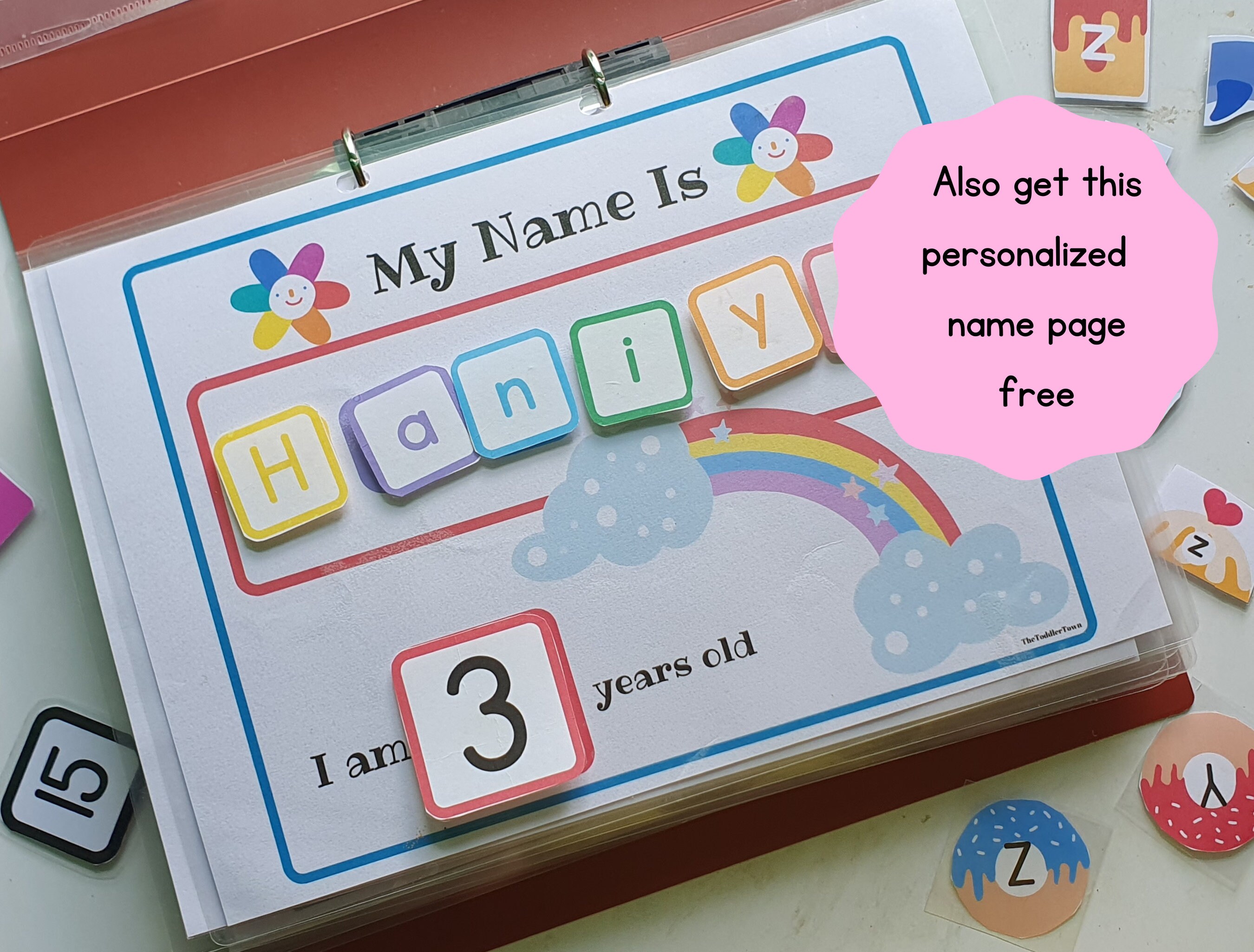 Toddler Busy Book,learning Binder,preschool Curriculum,kids Worksheets ...