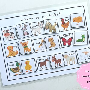 Busy Binder Activity,preschool Learning,homeschool,toddler Educational ...