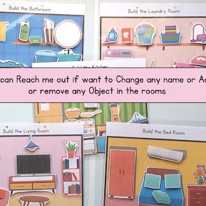 Buy Toddler Busy Book,preschool Curriculum, Household Things Sorting ...