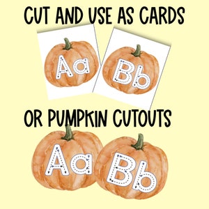 Thanksgiving Alphabet Tracing ,montessori Cards, Homeschool Resources ...