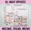 Opposites Matching Activity Printable for Toddlers and Preschoolers ...