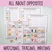 Opposites Matching Activity Printable for Toddlers and Preschoolers ...