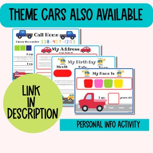 Toddler Busy Book,editable Canva Template,personal Info,preschool ...