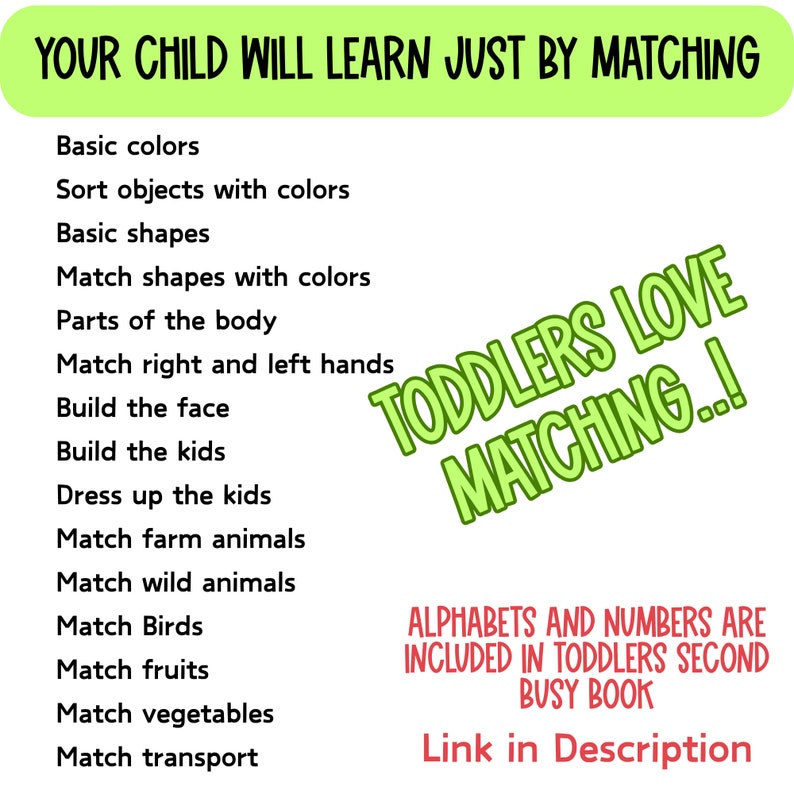 Toddler Busy Book, Preschool Curriculum, Learning Binder, Homeschool ...