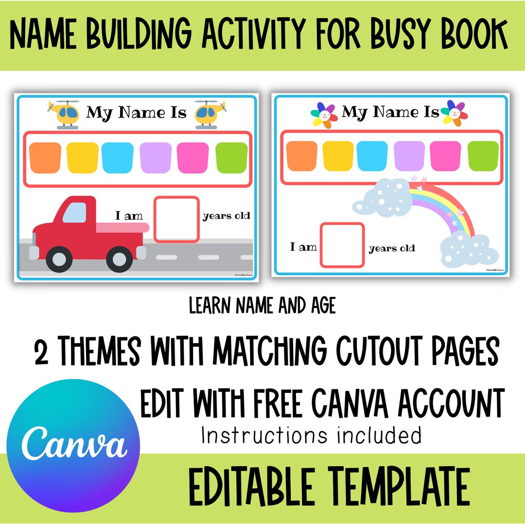 Editable Name Tracing Worksheet Personalized Name Puzzle I Can Spell My ...