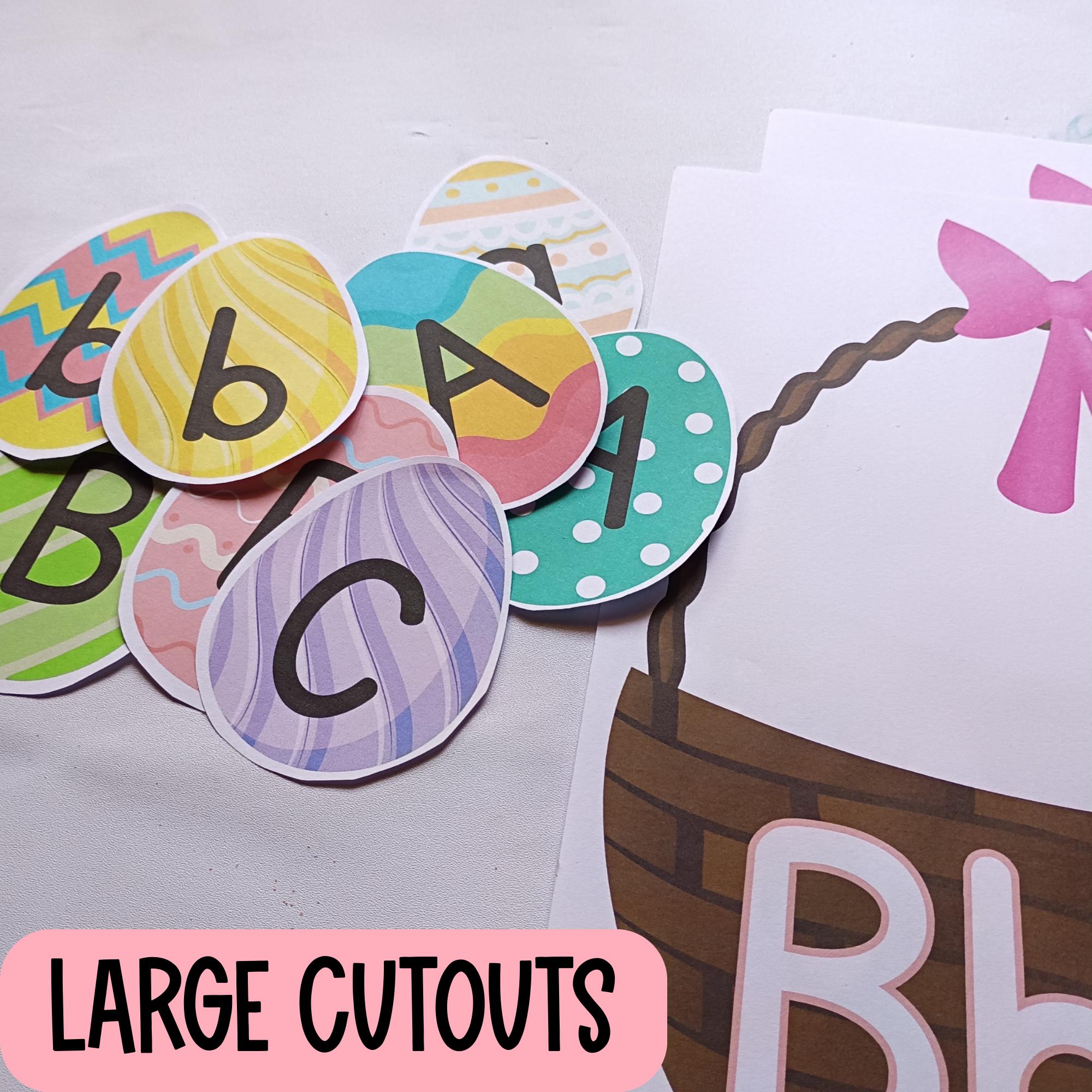 Easter Egg Letter Hunt,preschool Printable,easter Activities,alphabet ...