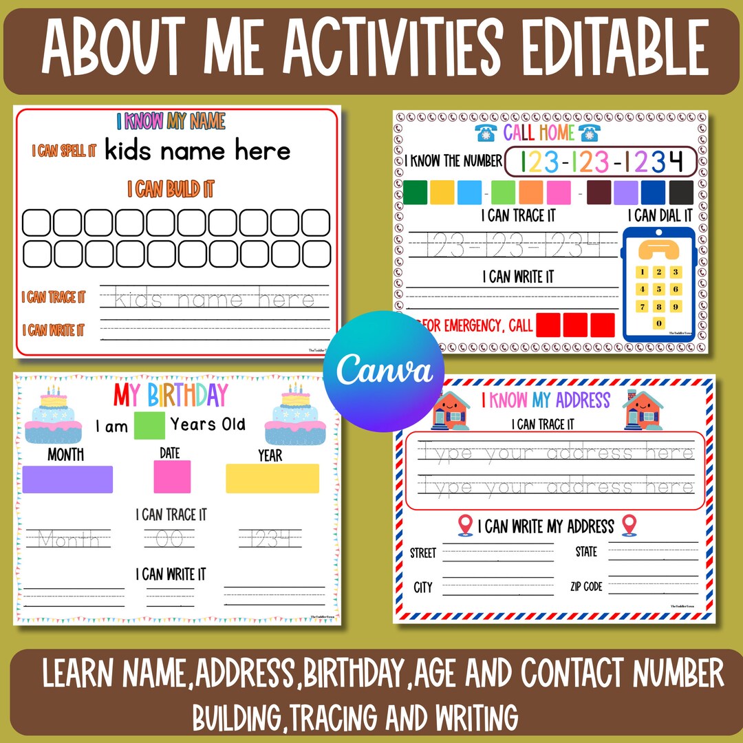 Editable Name Tracing Worksheet: Homeschool Learning (PDF) - Etsy