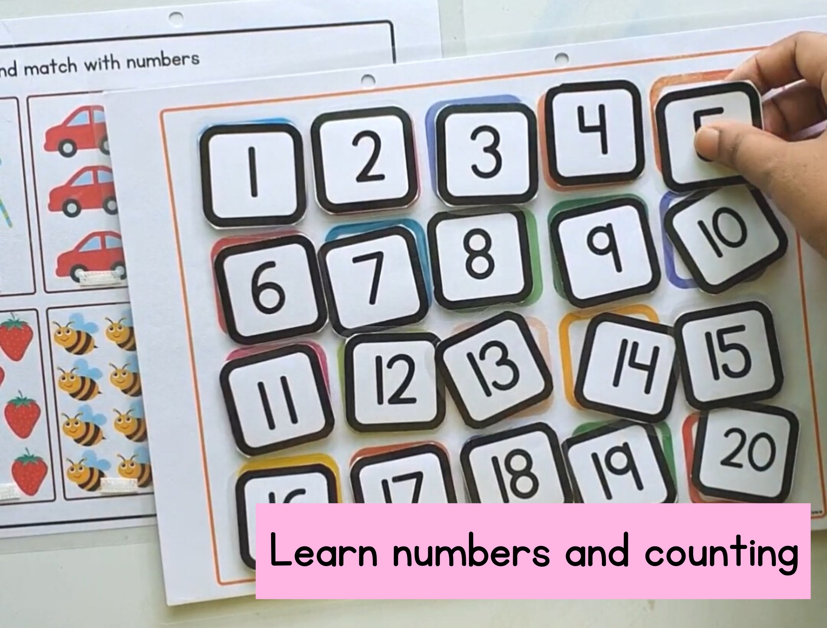 Counting Activity Preschool Math Learn to Count Preschool - Etsy