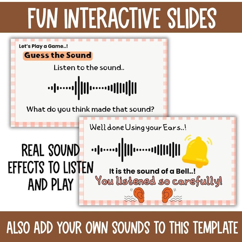 5 Senses Presentation Slides Canva Template, Five Senses Activities ...