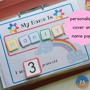 Toddler Busy Book, Learning Binder, Preschool Curriculum, Homeschool ...