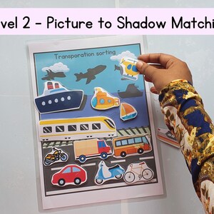 Busy Binder Activity, Transportation Sorting Activity, Homeschool ...