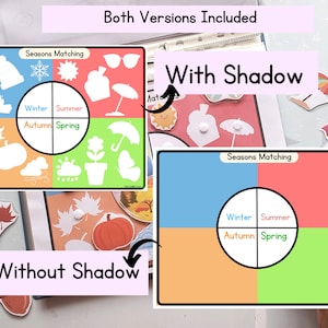 Buy Toddler Busy Book Activity,preschool Worksheets,seasons Matching ...