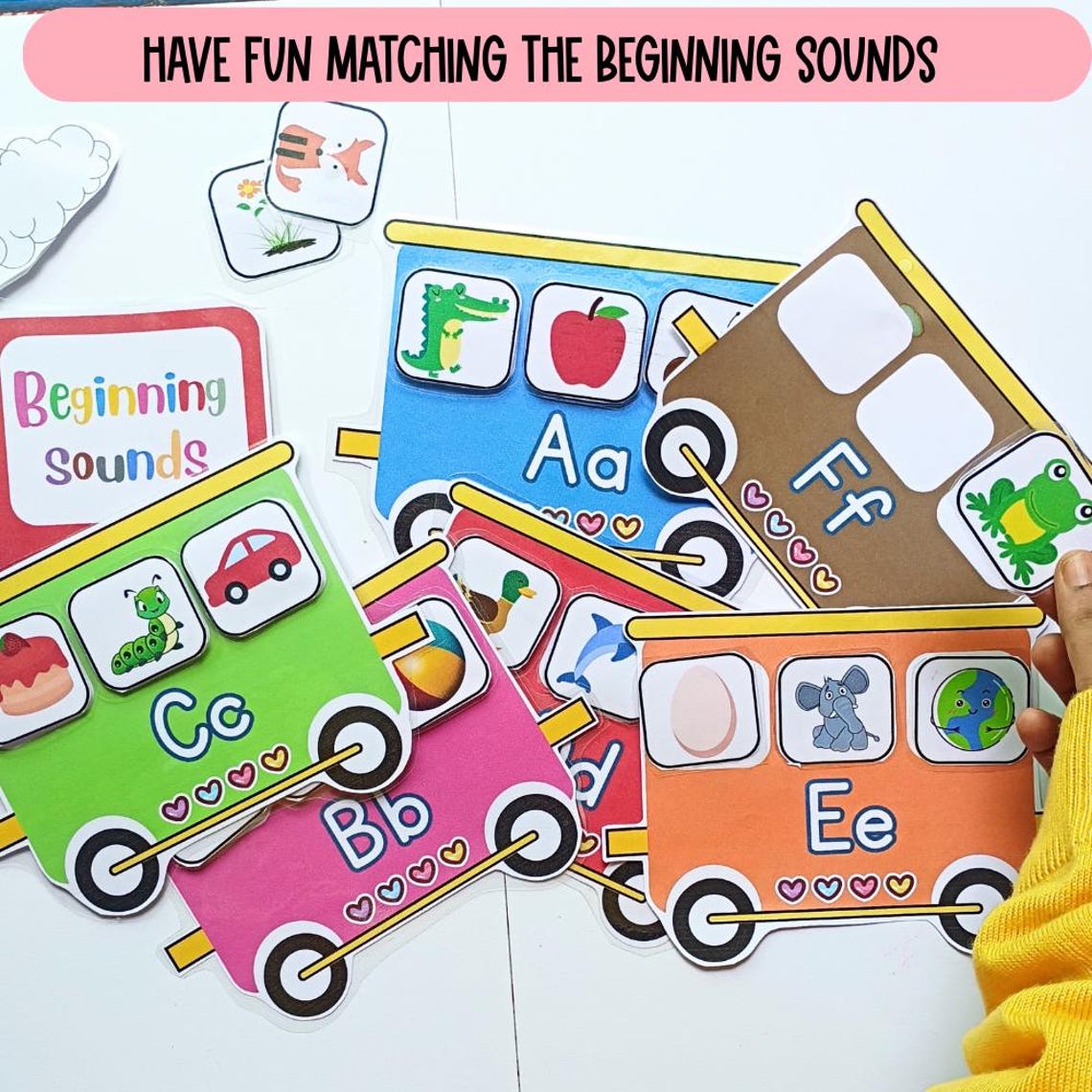 Beginning Sounds Activity, Preschool Curriculum, Interactive Wall ...