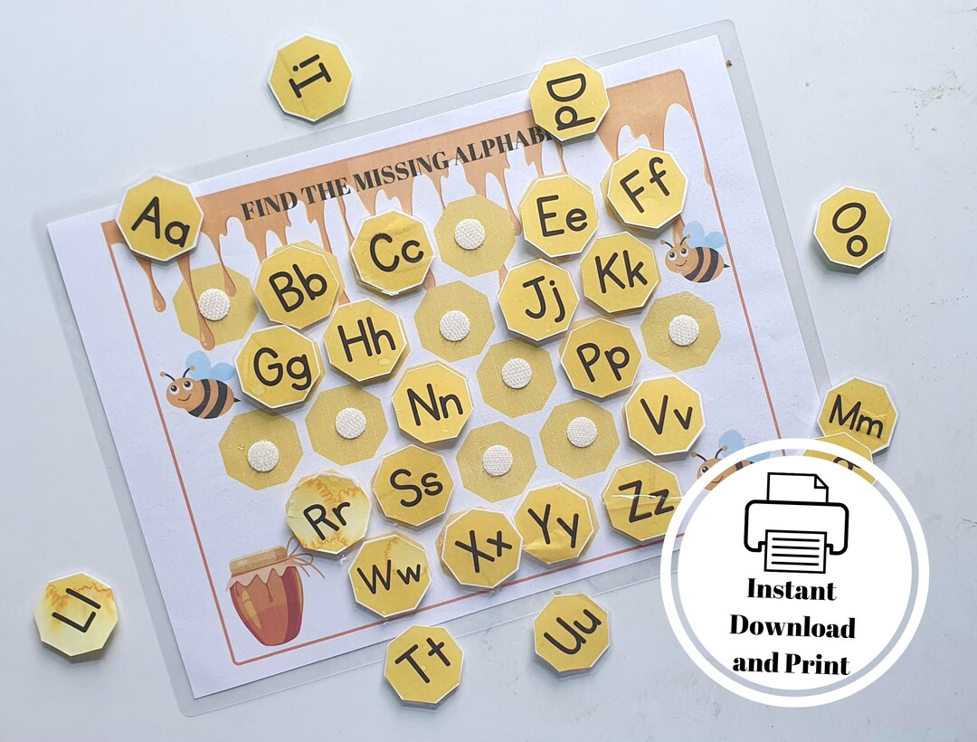 Preschool Curriculum, Alphabet Match, Busy Binder Activitiy,toddler ...