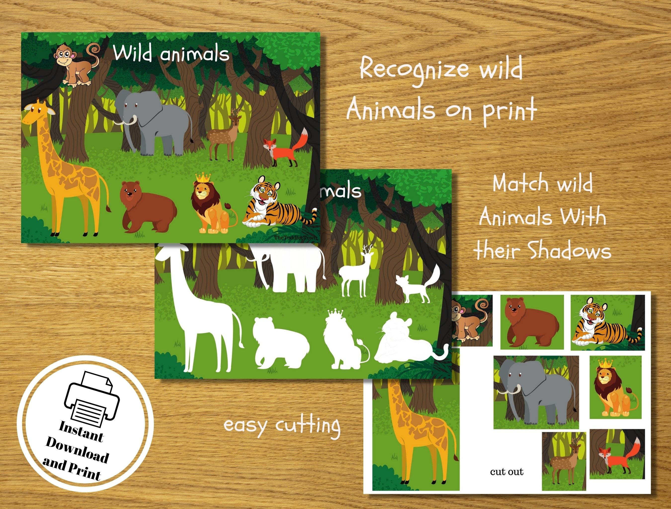 Busy Binder Activity|animals|educational Book Toddler Learning Binder ...
