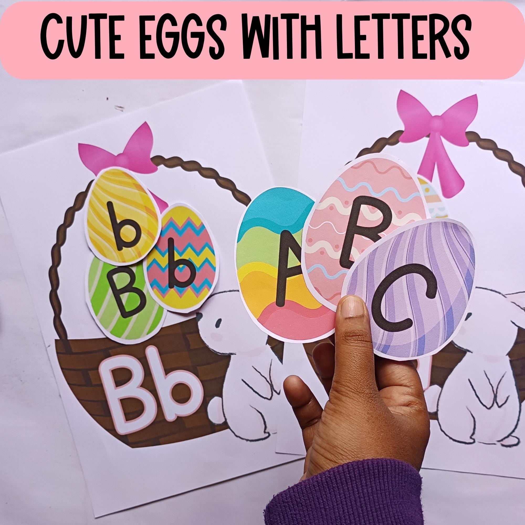 Easter Egg Letter Hunt,preschool Printable,easter Activities,alphabet ...