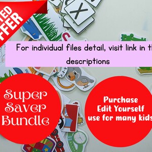 Toddler Busy Book Mega Bundle, Preschool Busy Book ,quiet Book,learning ...