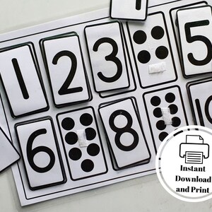 Learn Numbers Counting,1 to 10'educational Preschool Printable, Kids ...