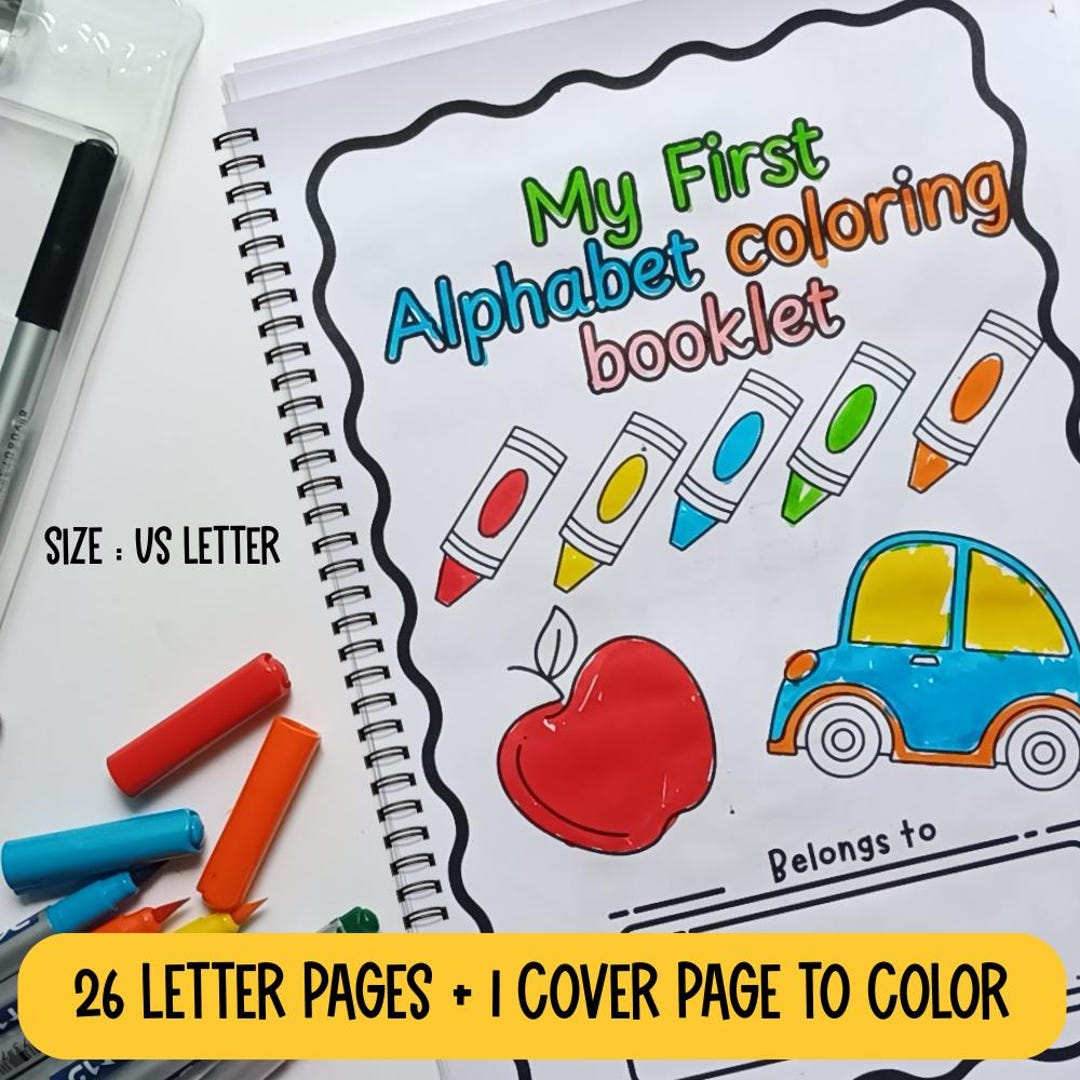 Alphabet Coloring Booklet, Preschool Activities, Preschool Curriculum ...