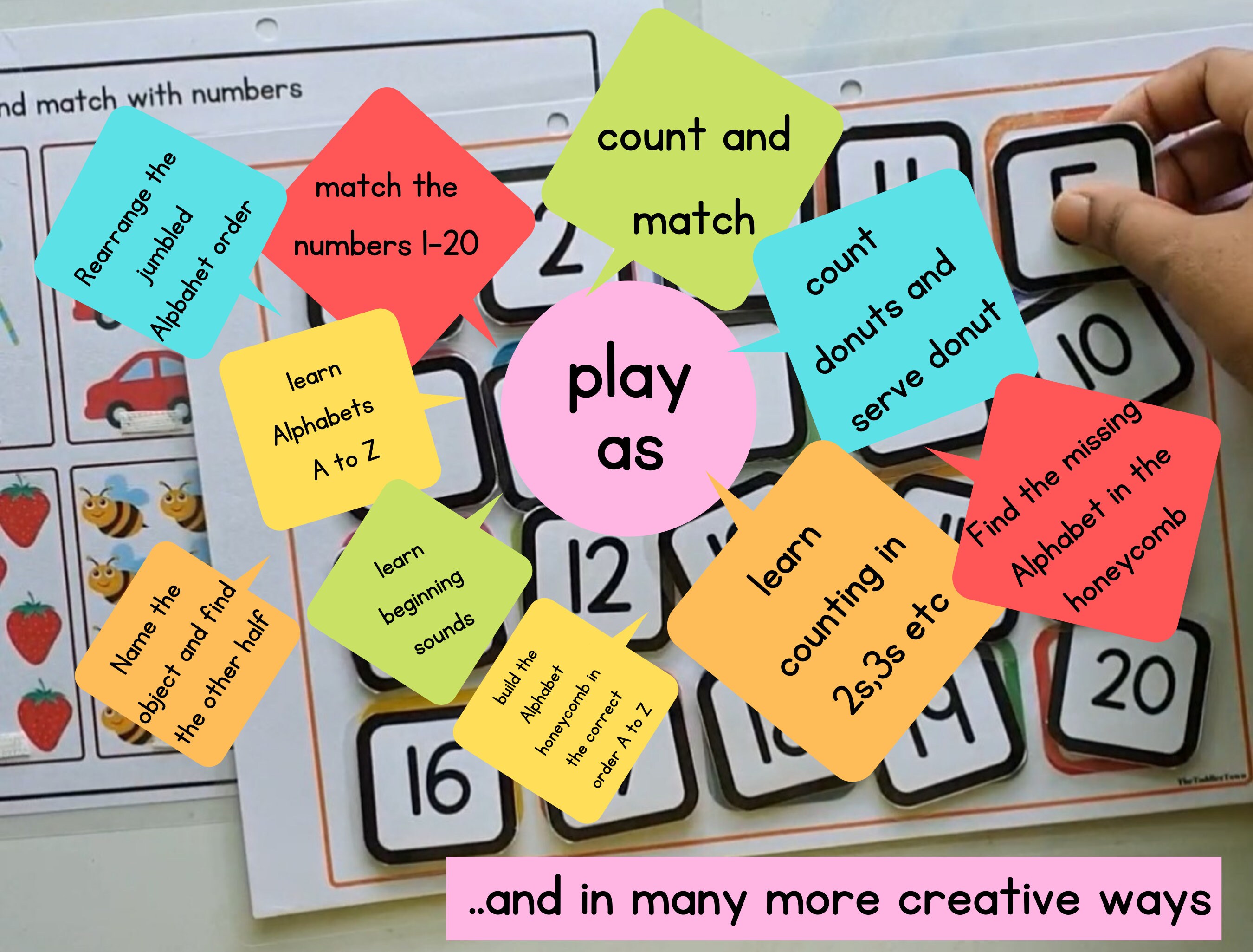 Toddler Busy Book,learning Binder,preschool Curriculum,kids Worksheets ...