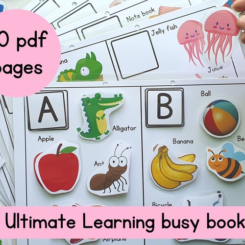 Dinosaur Busy Binder Activity Binder Homeschool Preschool - Etsy