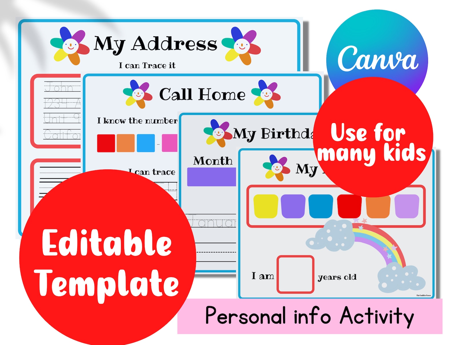 Toddler Busy Bookeditable Canva Templatepersonal - Etsy