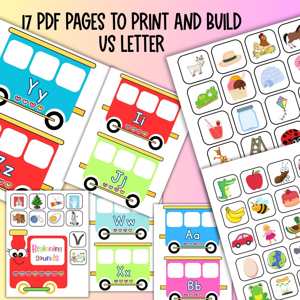 Beginning Sounds Activity, Preschool Curriculum, Interactive Wall ...