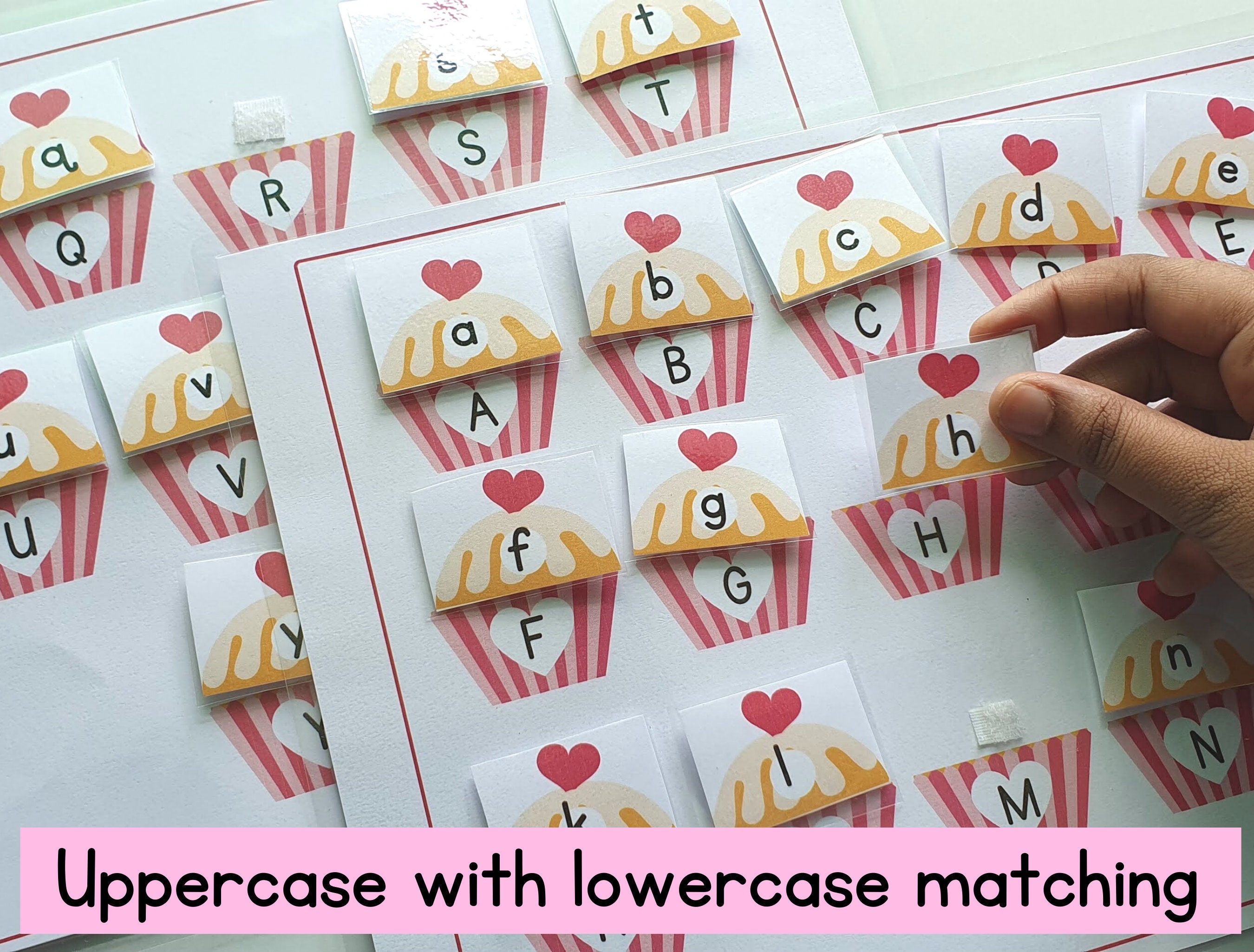 Alphabet Match Preschool, Printable Toddler Activities Homeschool ...