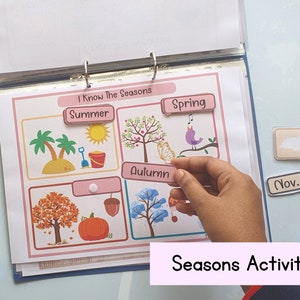 Busy Book My Morning Bundle, Circle Time Printable Preschool Curriculum ...