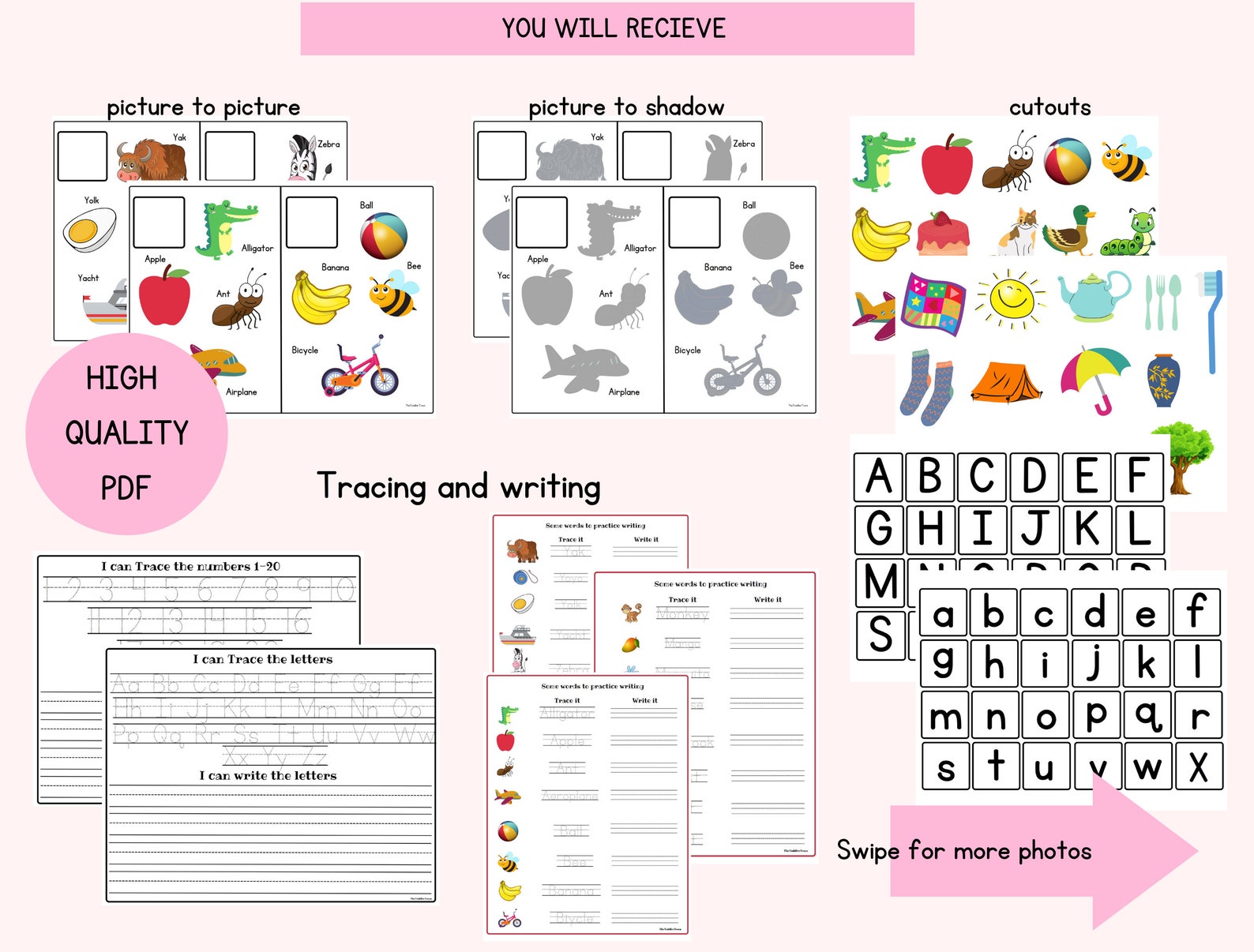 Toddler Busy Book Preschool Curriculum Learning Binder Montessori ...