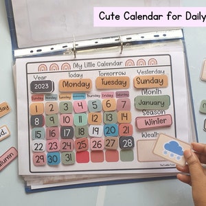 Busy Book My Morning Bundle, Circle Time Printable Preschool Curriculum ...