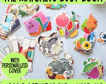 Toddler Busy Book, Preschool Workbook, Pre K Curriculum, Montessori ...