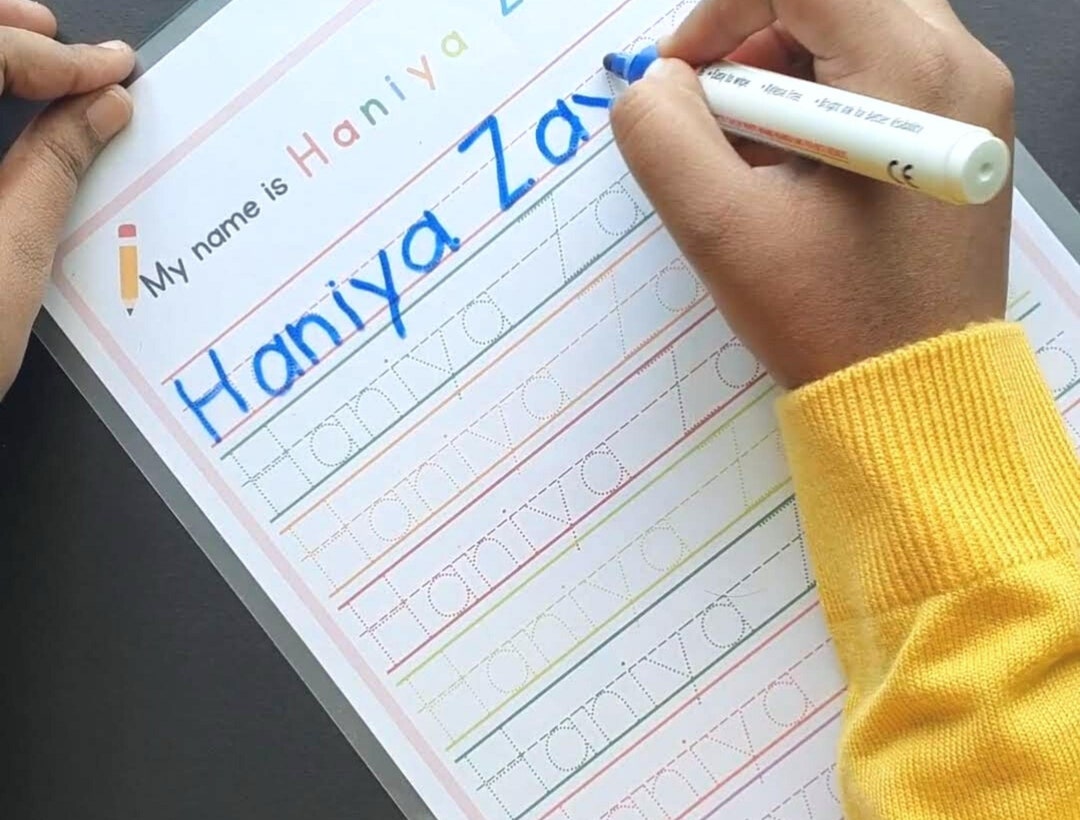 Custom Name Tracing Sheet Handwriting Practice Personalized Name Trace ...