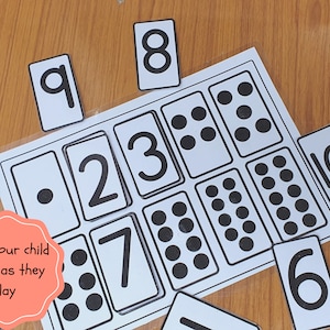 Learn Numbers Counting,1 to 10'educational Preschool Printable, Kids ...