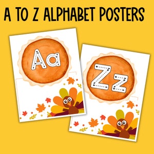Alphabet and Numbers Tracing,classroom Posters,homeschool Learning,file ...