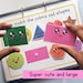 Busy Binder Activity, Shape Matching Printable, Preschool Curriculum ...