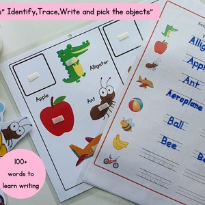 Toddler Busy Book Preschool Curriculum Learning Binder Montessori ...