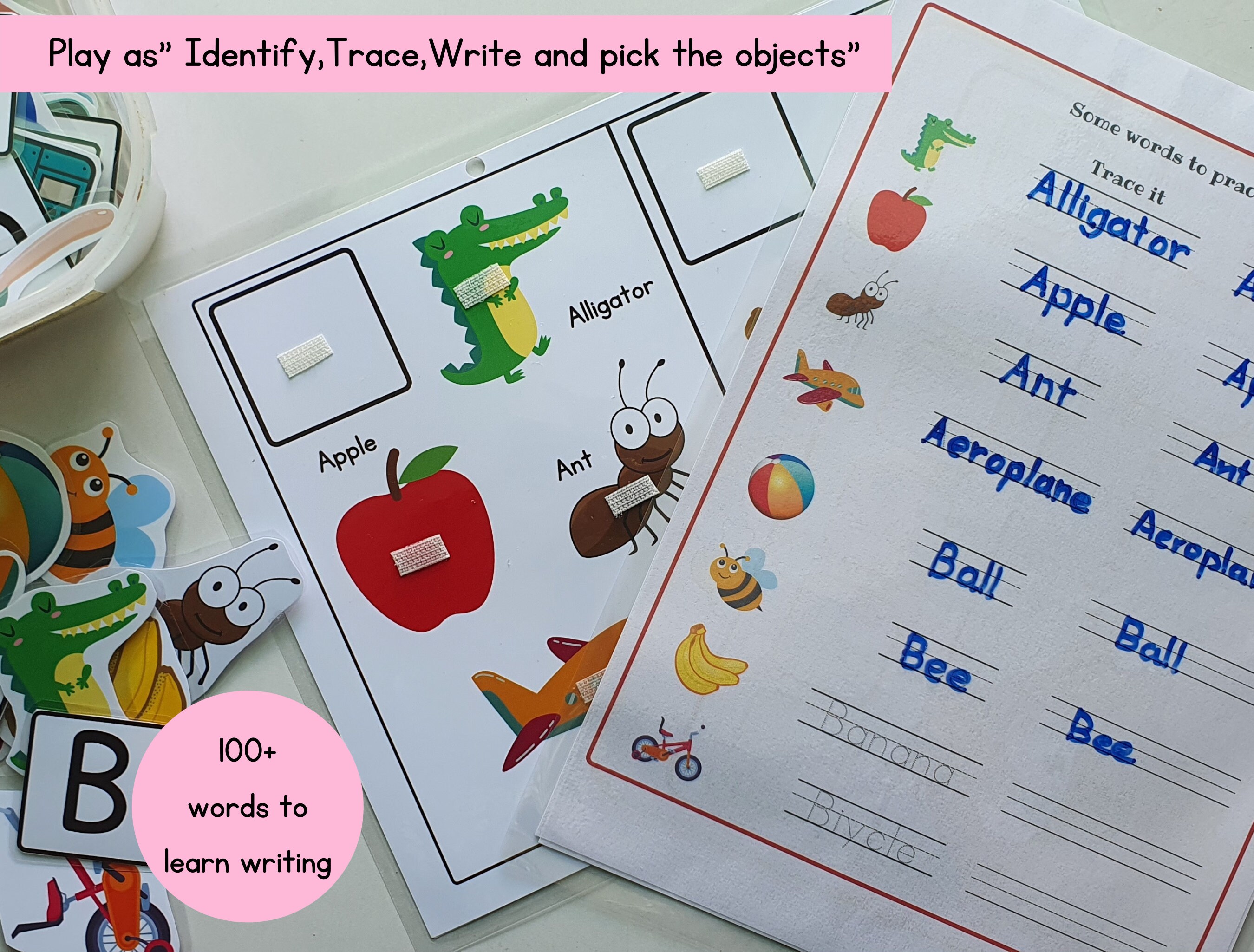 Toddler Busy Book Preschool Curriculum Learning Binder Montessori ...