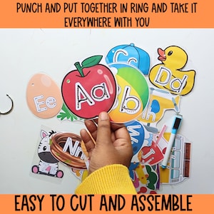 Letter Tracing Cards, Preschool Activity, Homeschool Printable ...